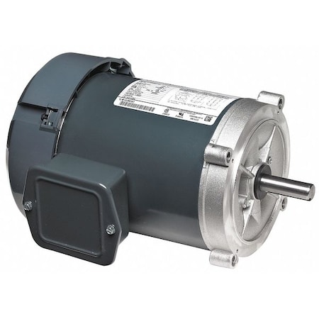 Marathon Motors 3-Phase General Purpose Motor, 1 HP, 56c Frame, 208-230 ...