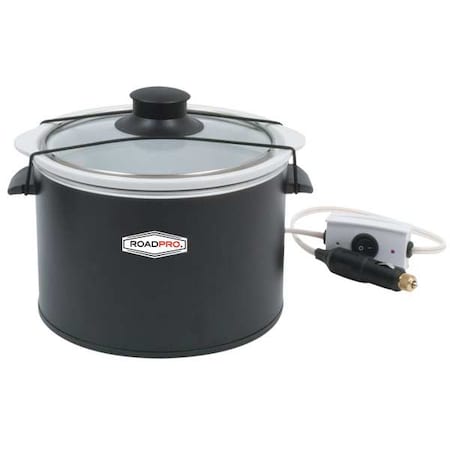 Roadpro Quart Slow Cooker, Auto Travel, 12V RPSL-350 | Zoro