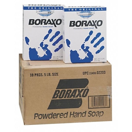 Boraxo 5 lb. Hand Soap Box, 10 PK 2203 | Zoro