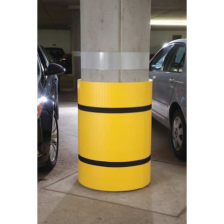 Sentry Parking Column Protector, Yllw, ARPRO PSR-045-Y-CTN | Zoro