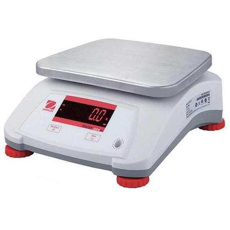 Ohaus Food Processing Scale, 0.0005kg/0.001 lb. V22PWE15T | Zoro