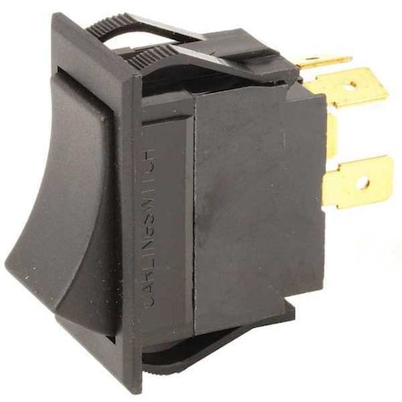 Garland Manufacturing Rocker Switch SPST Momentary 1955403 | Zoro
