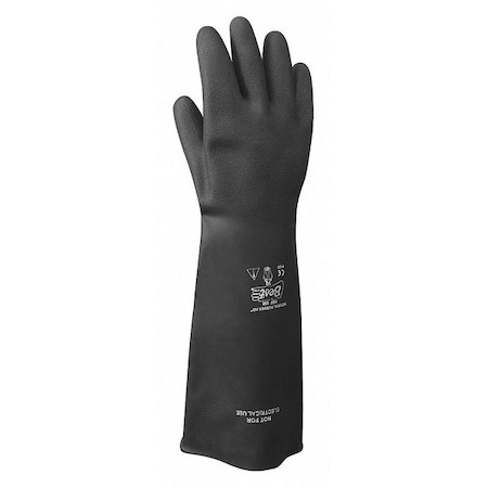 Showa Chemical Resistant Gloves, 15inL, XL, PR 558-10 | Zoro