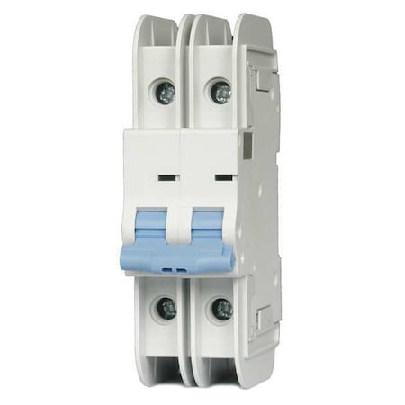 DAYTON 6A, 2 pole IEC Miniature Circuit Breaker, NDB2T-63 B6/2 L, 480V ...