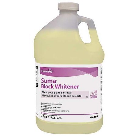 Diversey Block Whitener, 1 gal, PK4 101109766 | Zoro