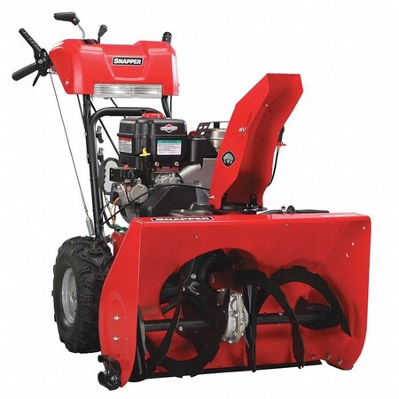 Snapper Snow Blower, Gas, 27 in Clearing Path, 12 in Auger Diameter, 11 ...