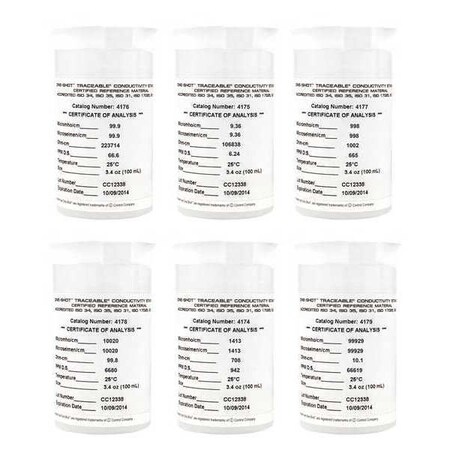 Control Co Traceable Conductivity Assor., PK6 4172 | Zoro