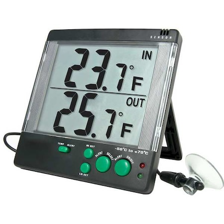 Control Co Digital Thermometer, -20 Degrees to 140 Degrees F for Wall ...