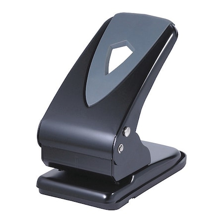 Business Source Punch, 2-Hole, 65Sh, Black/Gry 62896 | Zoro