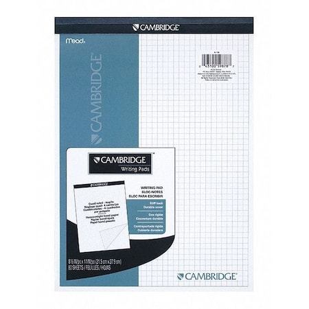 Mead Pad, Planning, Stiff-Back, Quad Ruled 59878 | Zoro