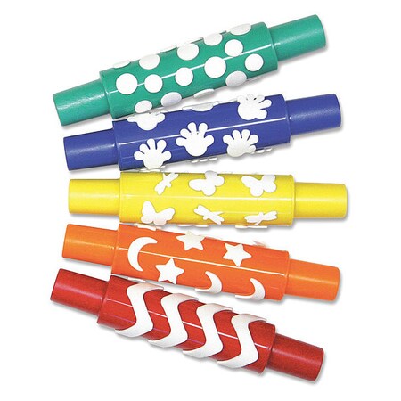 Creativity Street Pins, Rolling, Patterns, Foam, PK5 AC9085 | Zoro
