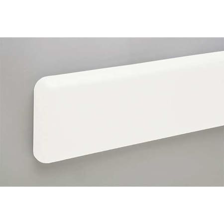 Pawling Wall Protection Guard, 6inH, White WG-6P-12-301 | Zoro