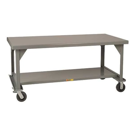 Little Giant Mobile Heavy-Duty Work Benches, Steel, 72" W, 34" Height ...