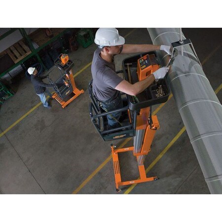 Jlg Personnel Lift, Push-Around Drive, 330 lb Load Capacity, 6 ft 6 in ...