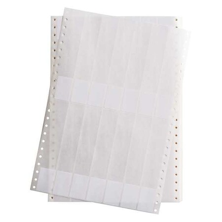 Brady Label, Wh/Clear, 1inWx5.94in.H, 1000 Labels DAT-69-292-1 | Zoro