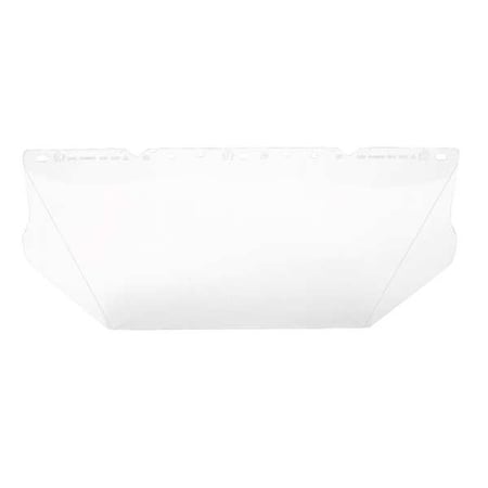 Msa Safety V-Gard Visor, Contoured, Clear PC (8"x17"x.06") 10115840 | Zoro