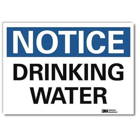 Lyle Notice, Drinking Water, 5 in x 7 in, Horizontal Rectangle ...