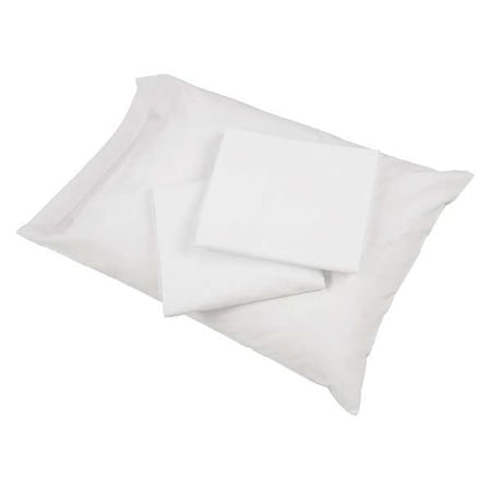 Dmi Sheet, Twin, 80inL, Wht, Fittd and Flat 554-7070-1956 | Zoro