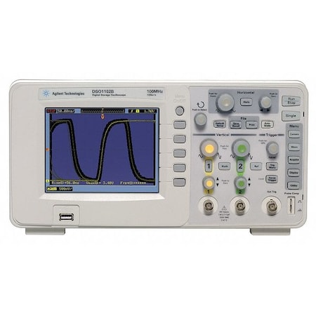 Keysight Technologies Bench Oscilloscope, 2-Channel, 100 MHz DSO1102B ...
