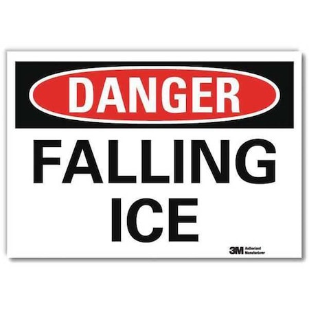 Lyle Reflective Icy Conditions Label, 10 in Height, 14 in Width, Non ...