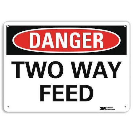 Lyle Danger Sign, 10" W, 7" H, 0.040" Thickness, U3-2024-NA_10x7 U3 ...