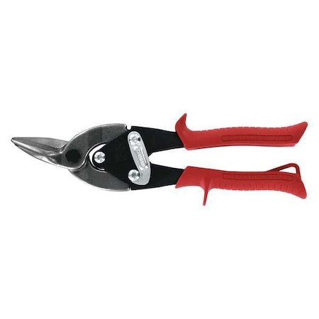 Midwest Snips Aviation Snip, Left Curves/Straight, 9 3/4 in, Steel MWT ...