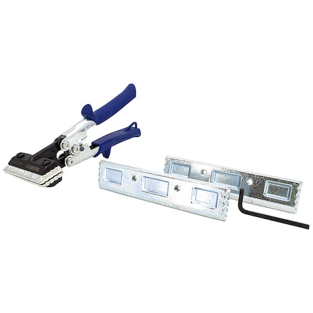 Midwest Snips Hand Seamer Set, Straight, 9 in, Forged steel MWT-S36 | Zoro