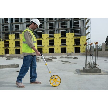 Rolatape Measuring Wheel, Single, 2.5 ft., Yellow RT300 | Zoro
