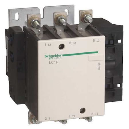 Schneider Electric IEC Mini Magnetic Contactor, 3 Poles, No Coil, 265 A ...