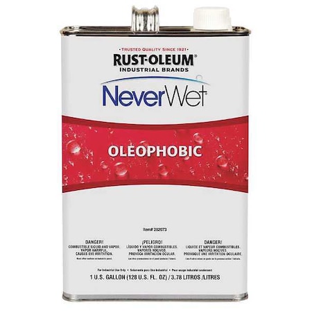 Rust-Oleum NeverWet Oleophobic Kit, Clear, 2 gal. 284471 | Zoro