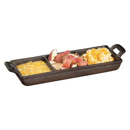 Tablecraft Mini Divided Rectangular Server, 4 OZ CW30155 | Zoro