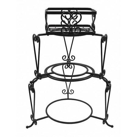 Tablecraft Farmhouse 3-Pc Stack Buffet Server, Blk HBS13518 | Zoro