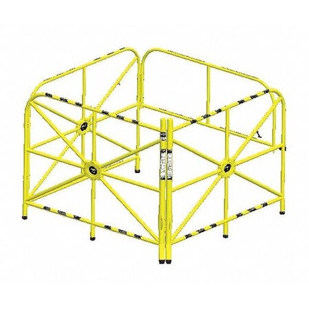 Msa Safety Manhole Guard Integrated Mast, 42", L IN-2324 | Zoro