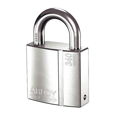 Abloy Padlock, Keyed Alike, Standard Shackle, Rectangular Brass Body ...