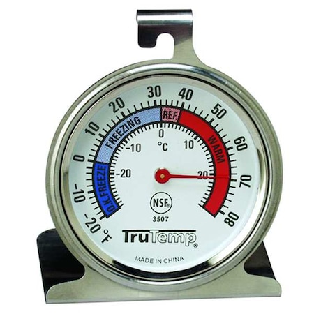 Taylor Analog Refrigerator Freezer Thermometer with -20 to 80 (F ...