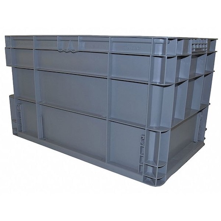 Ssi Schaefer Straight Wall Container, Green, High Density Polyethylene ...