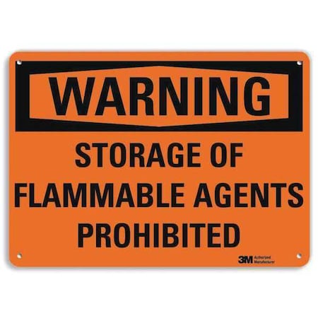 Lyle Warning Sign, Storage Prohibited, 7 in. H, U6-1231-RA_10X7 U6-1231 ...