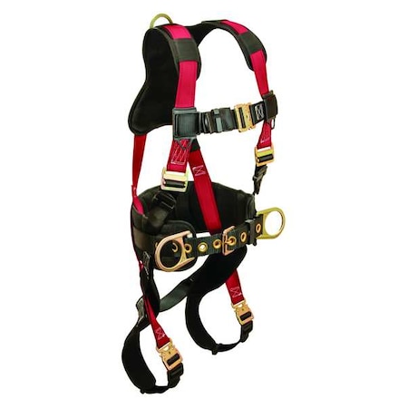 Condor Condor Full Body Harness, L/XL, 425 lb., Quick-Connect Chest ...