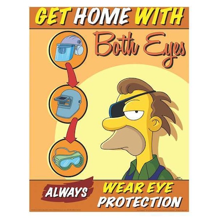 Safetyposter.Com Simpsons Safety Poster, Get Home, ENG S1166 | Zoro