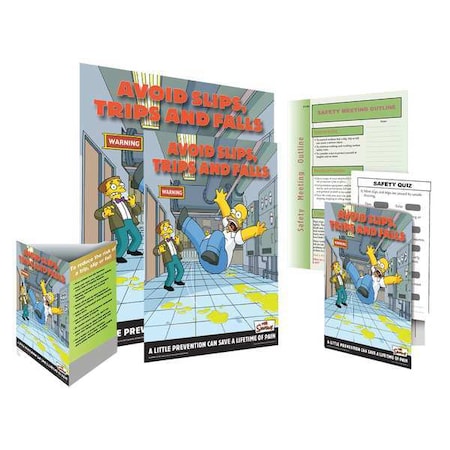 Safetyposter.Com Simpsons Safe System Kit, Avoid SlipsENG S1106-SAFEKIT ...