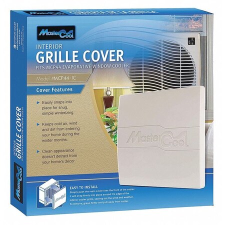 Mastercool Grille Cover, High Impact Polystyrene MCP44-IC | Zoro