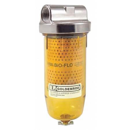 Goldenrod Fuel Filter, 3/4in. NPT, 8 to 25 gpm 497-3/4 | Zoro