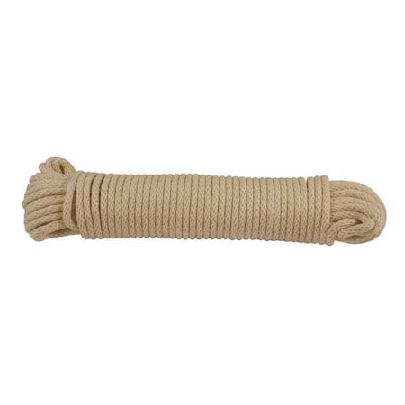 Zoro Select Rope, Cotton, 1/4in Dia, 100 ft. 120085-00100-000 | Zoro