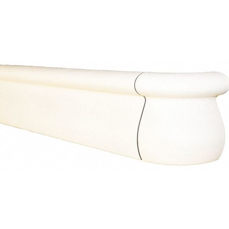 Inpro Handrail, 1000 Series, 144In, Antique White 1000-0104 | Zoro