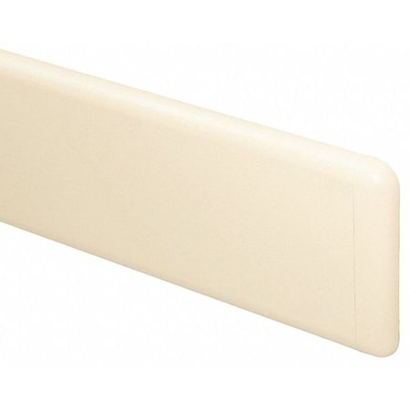 Inpro Wall Guard End Cap, 7-3/4InH, AntiqueWhite 701-0104 | Zoro