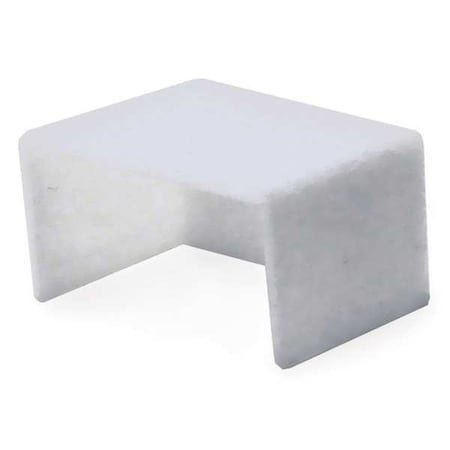 Inpro End Cap, White, Optitrac CE5080 | Zoro