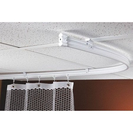 Inpro Cubicle Track, White, 8 ft., Formatrac CE200008 | Zoro