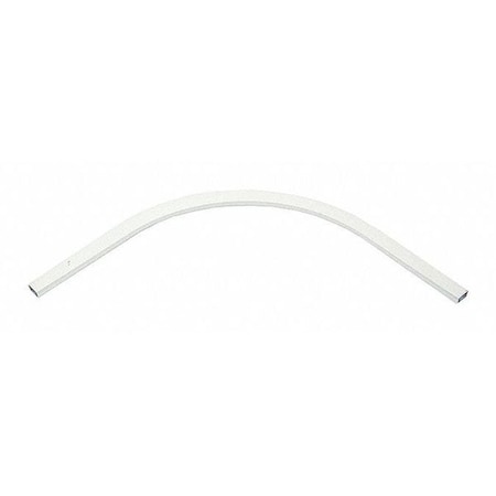 Inpro Cubicle Track, White, 4 ft., Optitrac CE5092 | Zoro