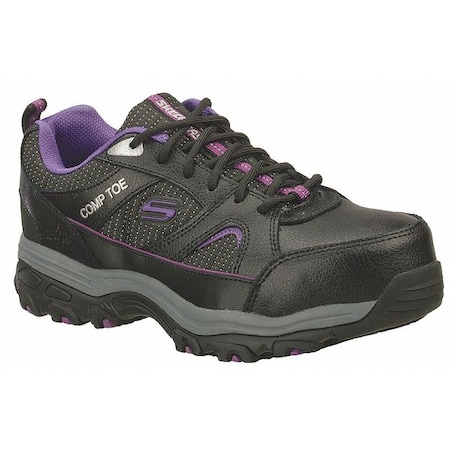 Skechers Women's, Composite Toe, Athletic Work Shoes, 9, M, Black 76528 ...