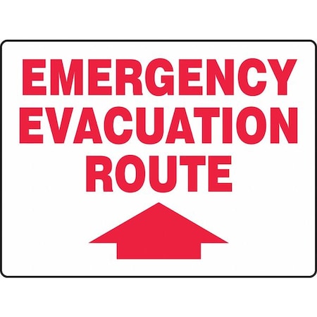 Accuform Emergency Exit Sign, English, 36" W, 24" H, Plastic MEXT596VP ...